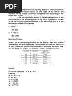 Compass and Transit Rule in Surveying | PDF | Surveying | Compass