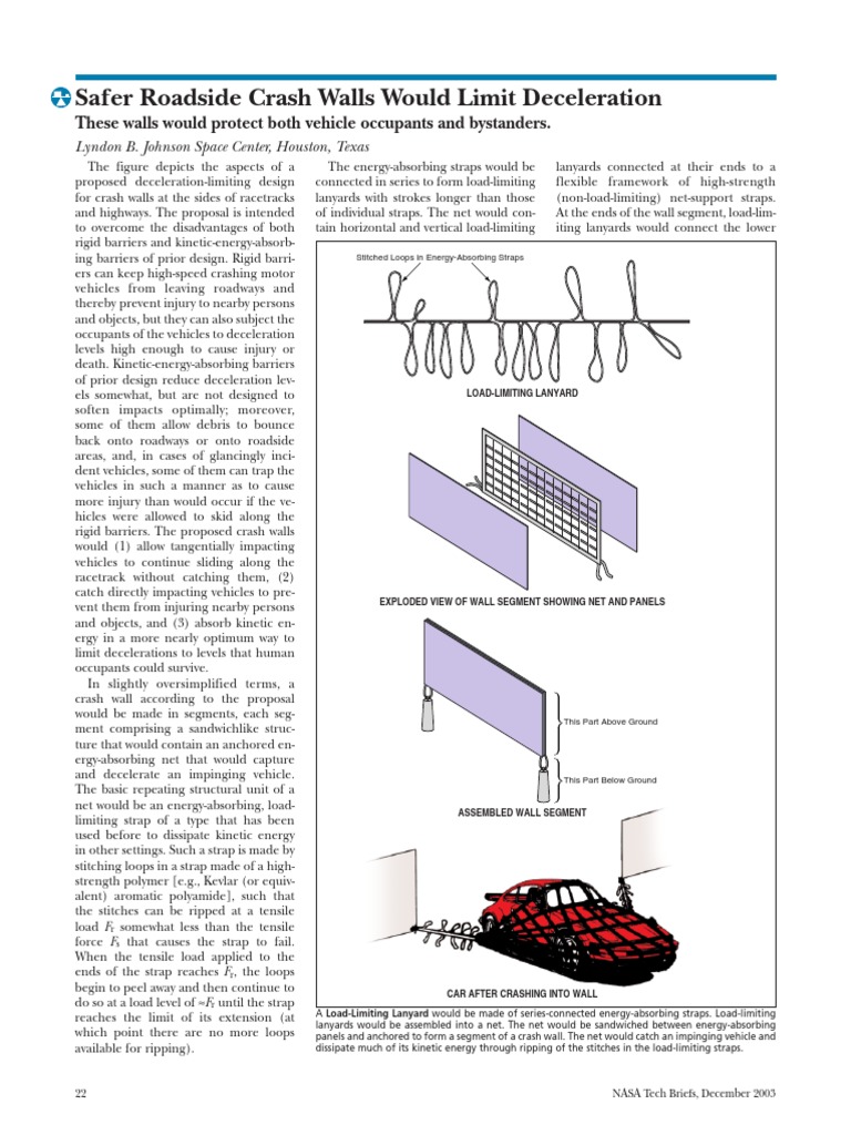 Safer Roadside Crash Walls Would Limit Deceleration | PDF | Science ...