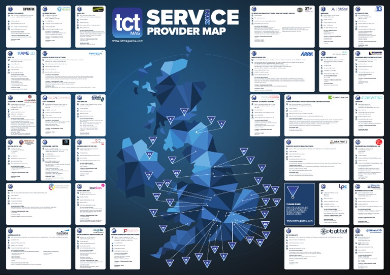 TCT UK Service Provider Map 2021 | PDF | 3 D Printing | Design