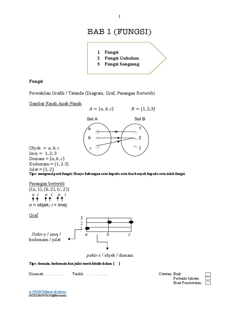 Nota & Latihan Bab 1 Addmath? | PDF