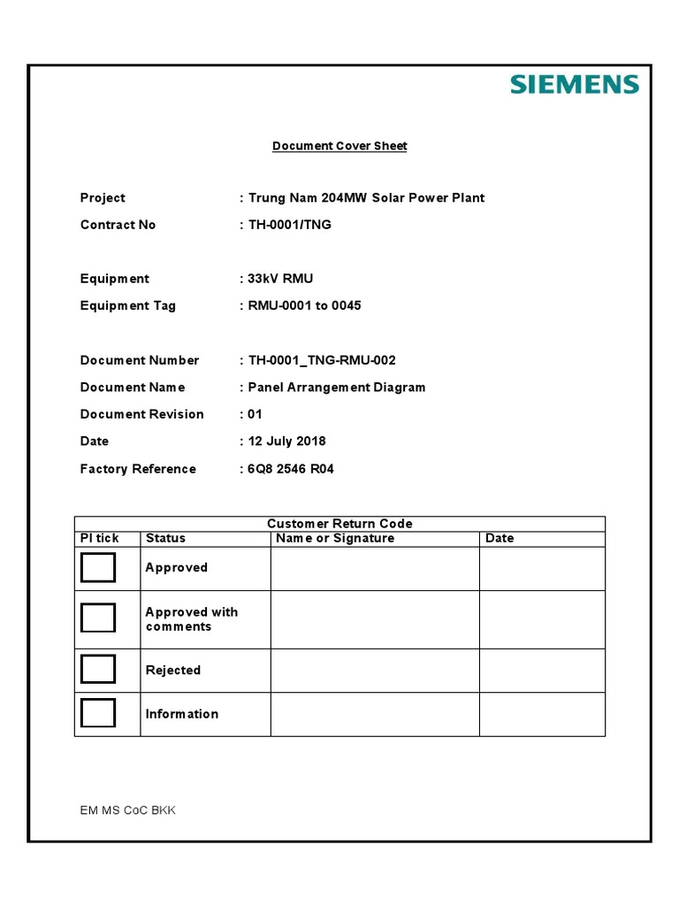 Document Cover Sheet: em Ms Coc BKK | PDF | Manufactured Goods ...