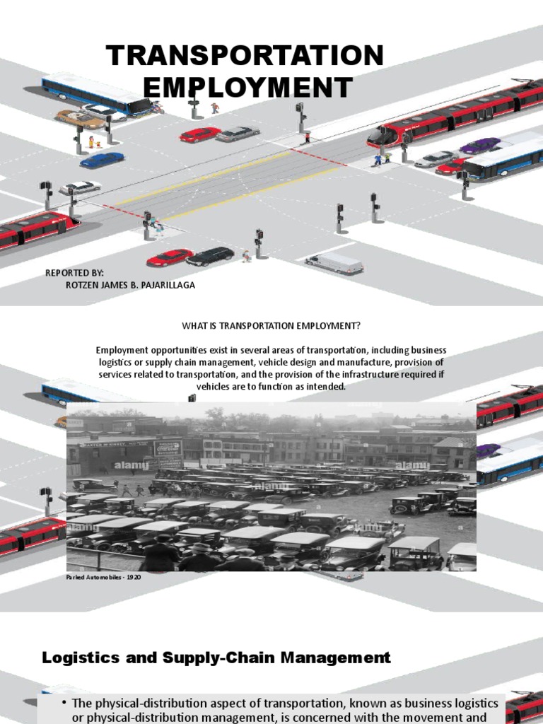 Transportation Employment Overview | PDF | Logistics | Supply Chain ...