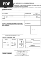 Formulario LA-01 - Solicitud de Licencia | PDF