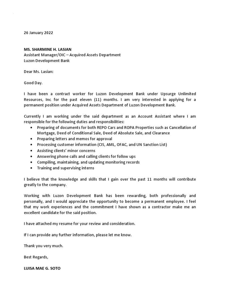 LOI Application | PDF | Philippines | Business