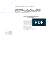 Jurat vs. Acknowledgment Explained | PDF | Notary Public | Common Law