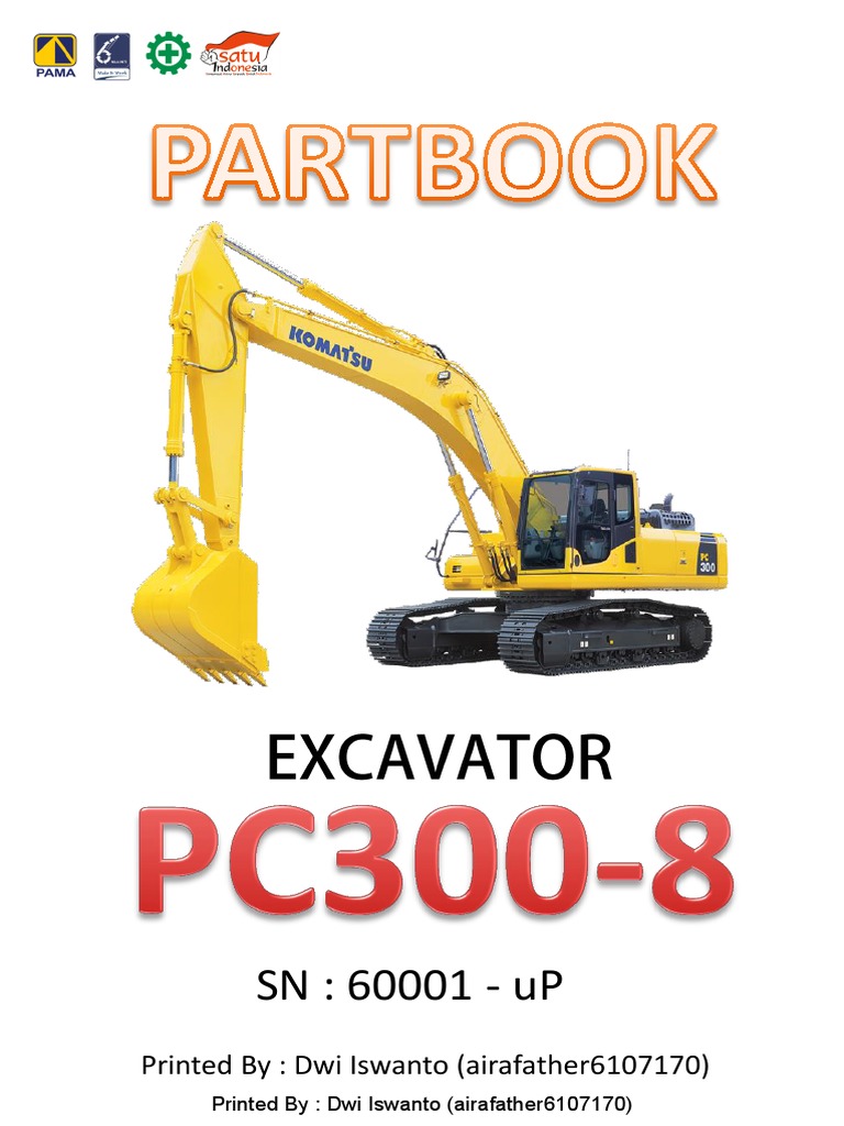 Manual Book PC300-8 PB | PDF | Electrical Connector | Screw