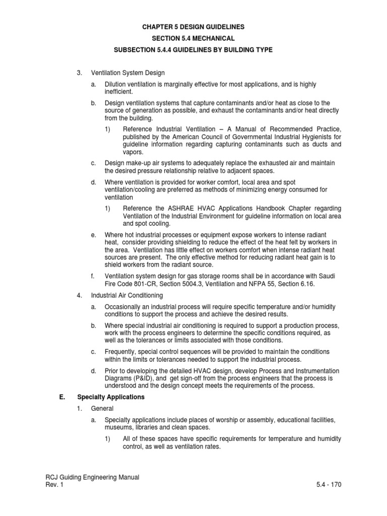 Chapter 5 Design Guidelines Section 5.4 Mechanical Subsection 5.4.4 ...