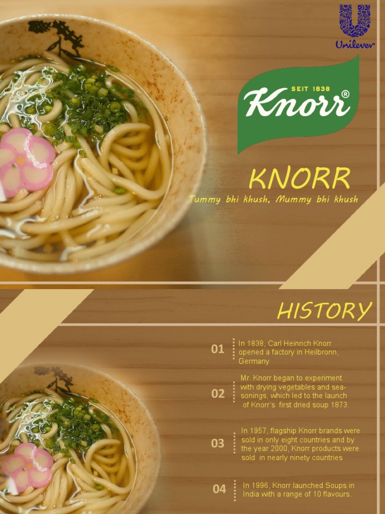 Knorr: History, Products, and Marketing | PDF | Cooking, Food & Wine ...