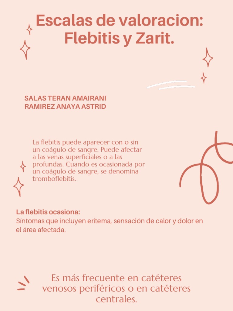 Escalas-Flebitis-Y-Zarit. FUNDAMENTOS | PDF | Trombo | Medicina CLINICA