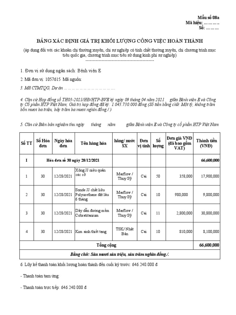 Mẫu BBBG NT 2020 Gui Luc3.2022 | PDF