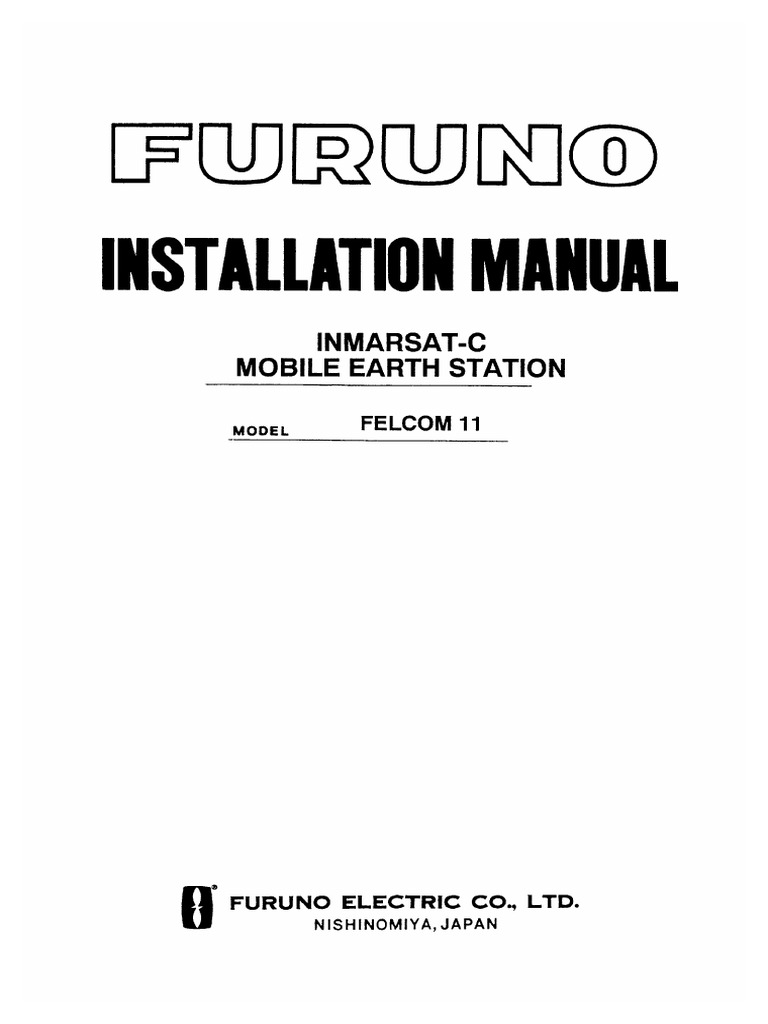 FELCOM 11 Installation Manual | PDF