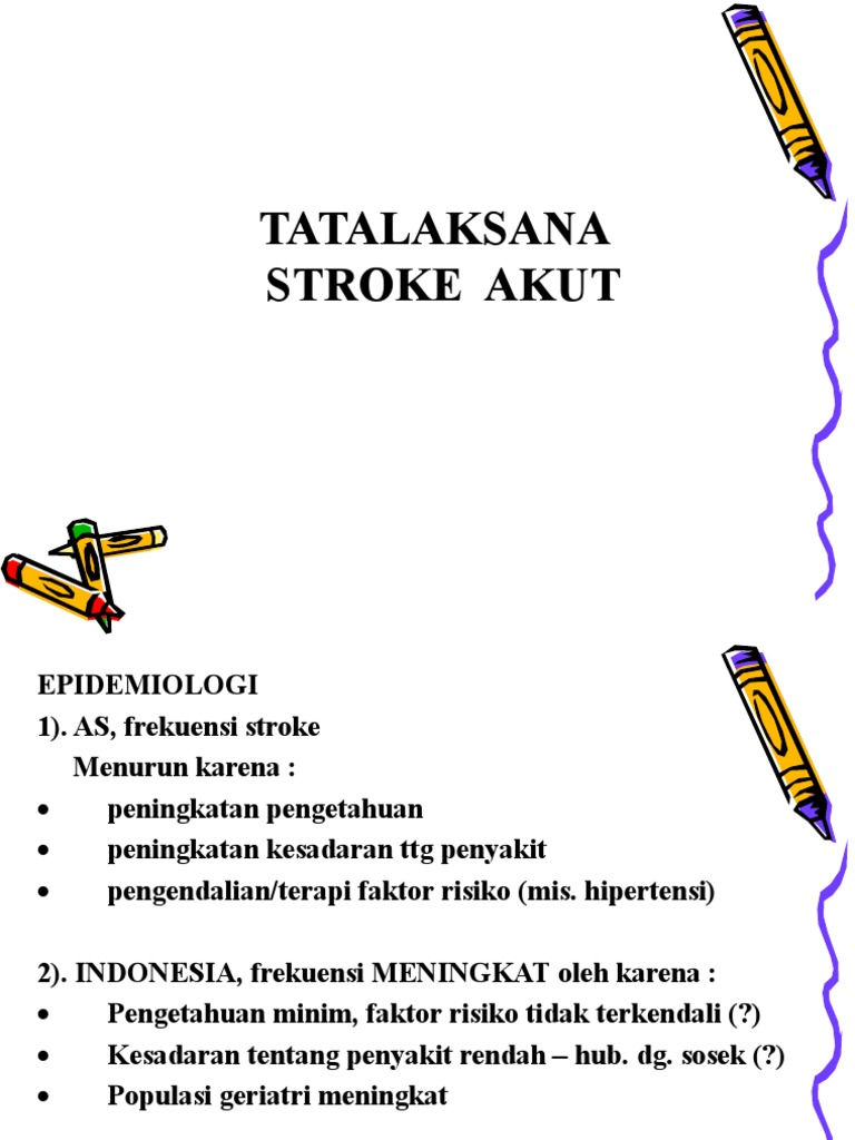 Tatalaksana Stroke Akut | PDF