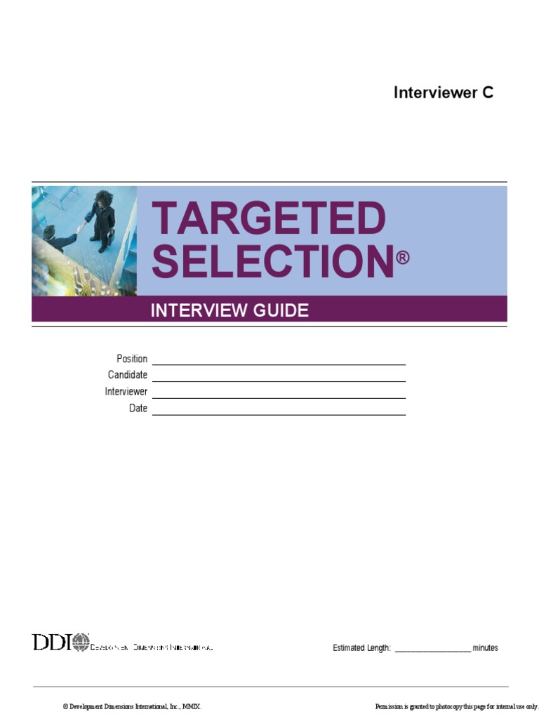Interview Guide C | PDF | Interview | Communication