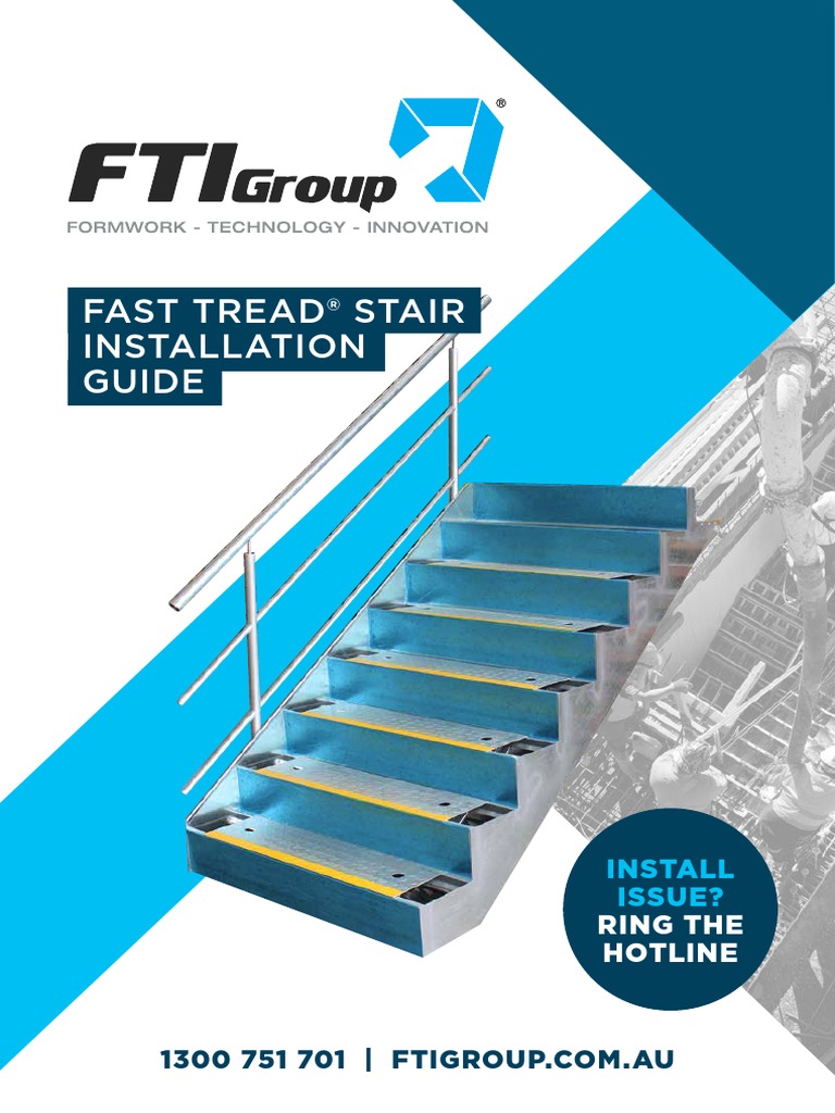 Pre-Form Stair Installation Guide | PDF | Stairs | Building Engineering