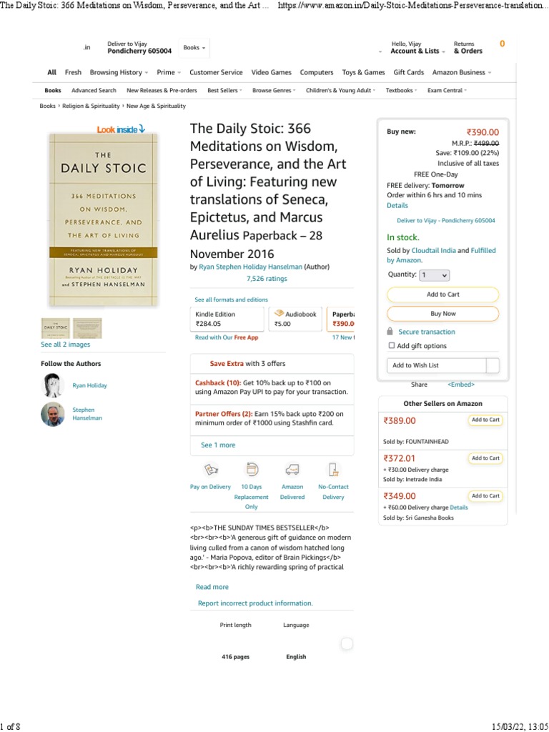 The Daily Stoic | PDF