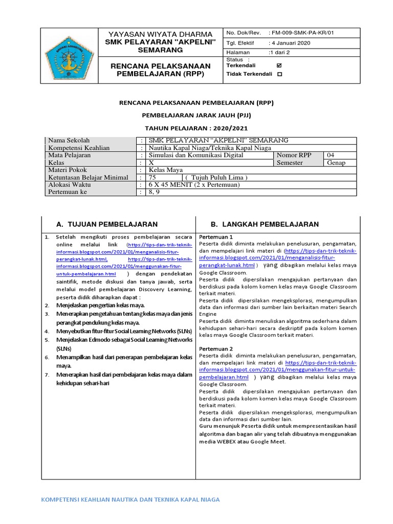 ISI RPP Simdig 4 | PDF | Seni