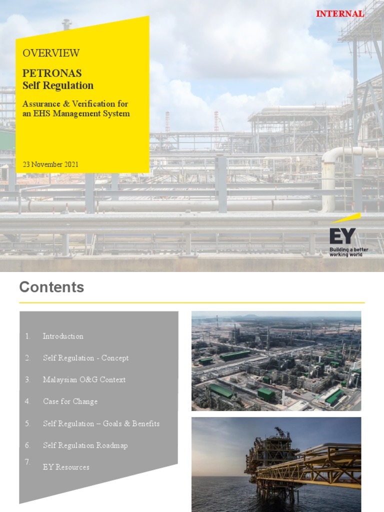 Petronas Self Regulation: Assurance & Verification For An EHS ...