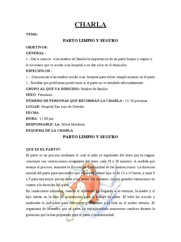 Importancia del Parto Limpio y Seguro | PDF | Parto | El embarazo