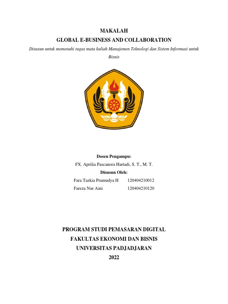 Makalah 1 - Global E-Business and Collaboration | PDF