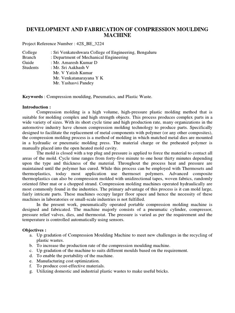 Proj | PDF | Industrial Processes | Applied And Interdisciplinary Physics