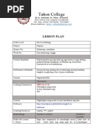 Lesson Plan Layunin | PDF