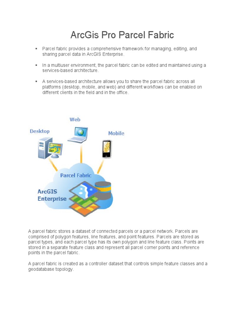 ArcGis Pro Parcel Fabric | PDF | Arc Gis | Geographic Information System