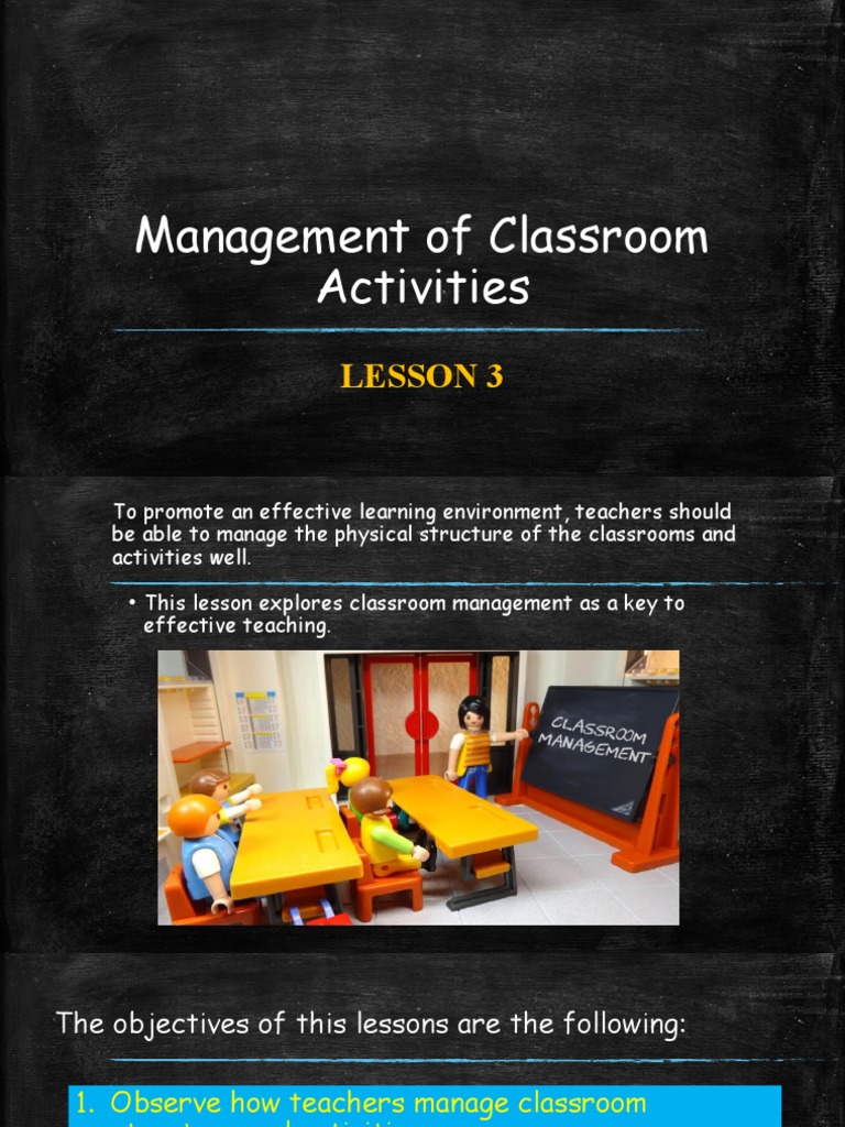 Chapter 2 Lesson 3 and 4 | PDF | Classroom | Teachers