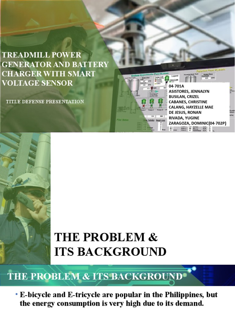 Treadmill Power Generator and Battery Charger With Smart Voltage Sensor ...