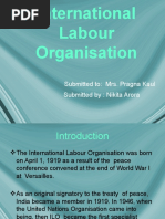 ILO Constitution | PDF | Treaty | International Labour Organization