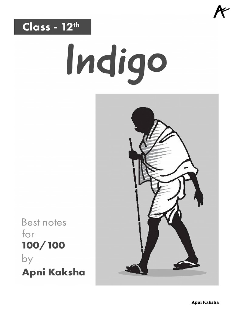 Indigo Notes | PDF | Mahatma Gandhi