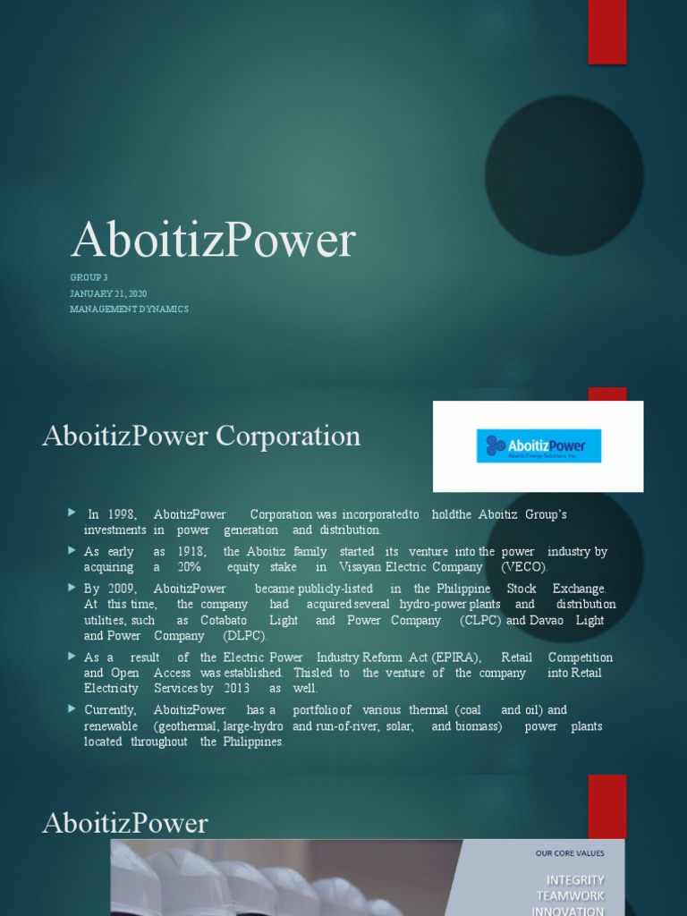Aboitiz Power Abce | PDF | Employment | Renewable Energy