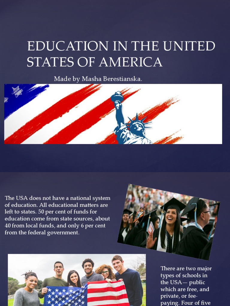 Education System in Usa | PDF | Schools | College