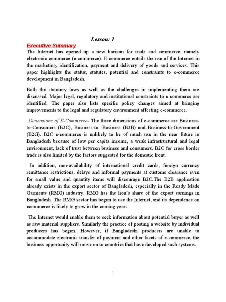 Case Study On E-Commerce | Download Free PDF | E Commerce | Electronic ...