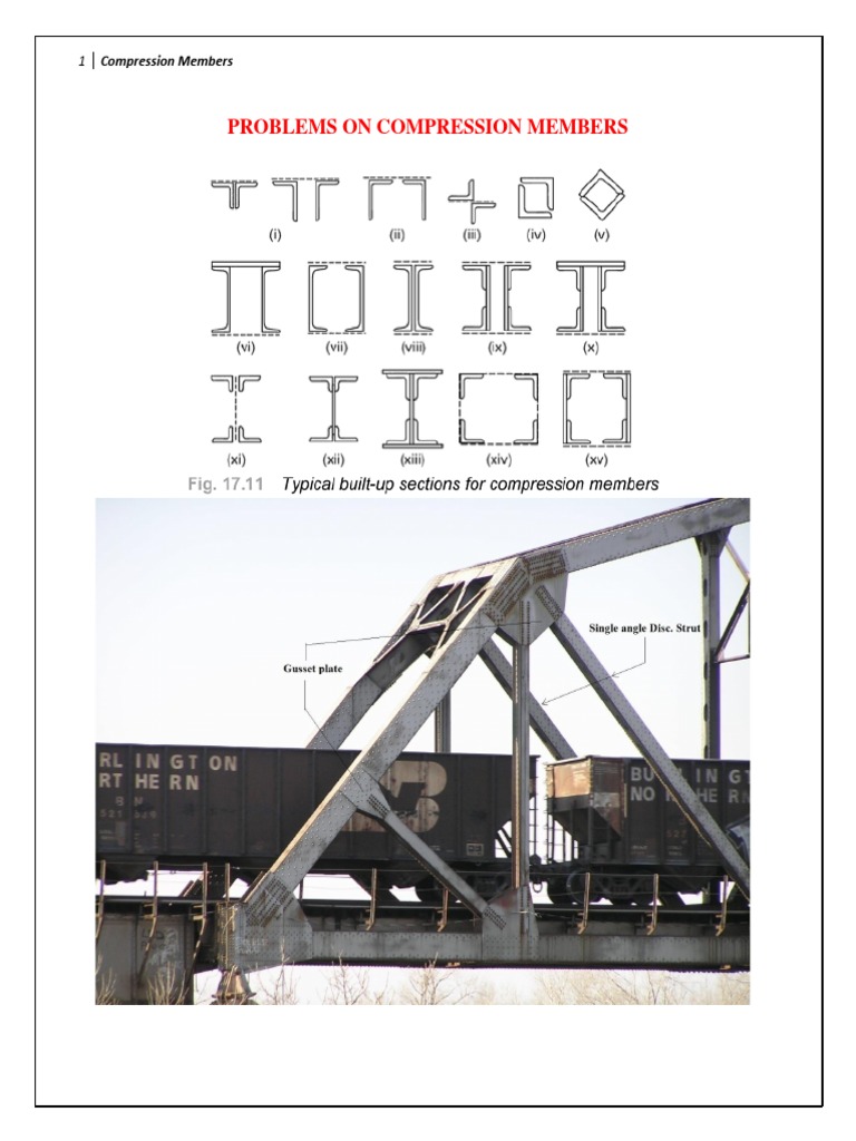 Compression Members Problems - PDF | PDF | Screw | Classical Mechanics