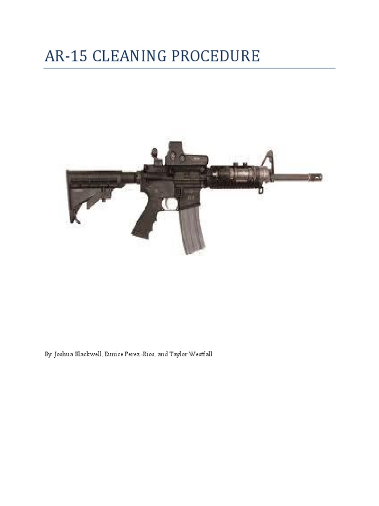 Ar 15 Manual | PDF | Rifle | Firearm Components