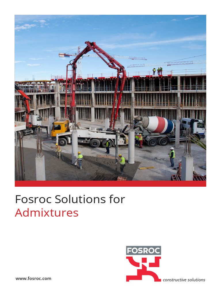 Fosroc PCE Technology for Concrete Solutions | PDF | Concrete | Cement