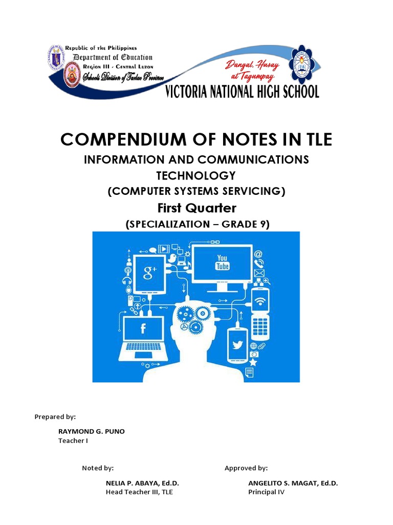 ICT Grade 9 Module Week 1 | PDF | Electrical Connector | Manufactured Goods
