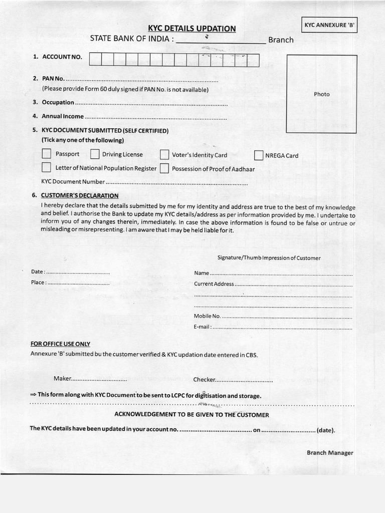Kyc Form | PDF