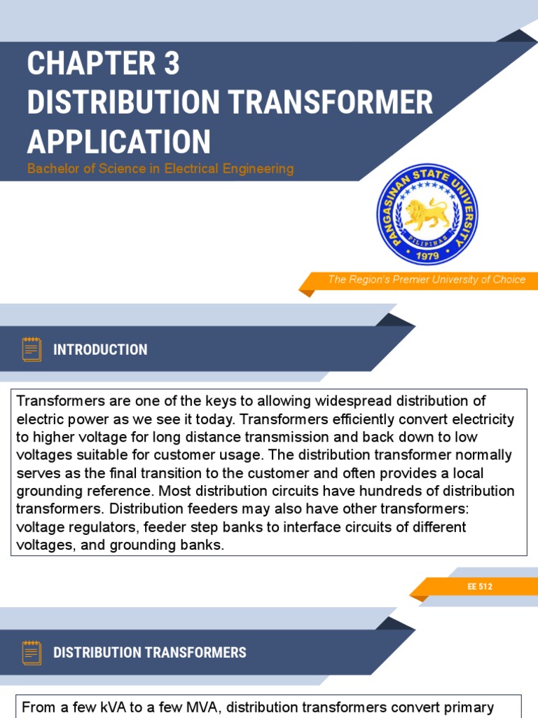 Distribution Transformer Application | PDF | Transformer | Electric ...