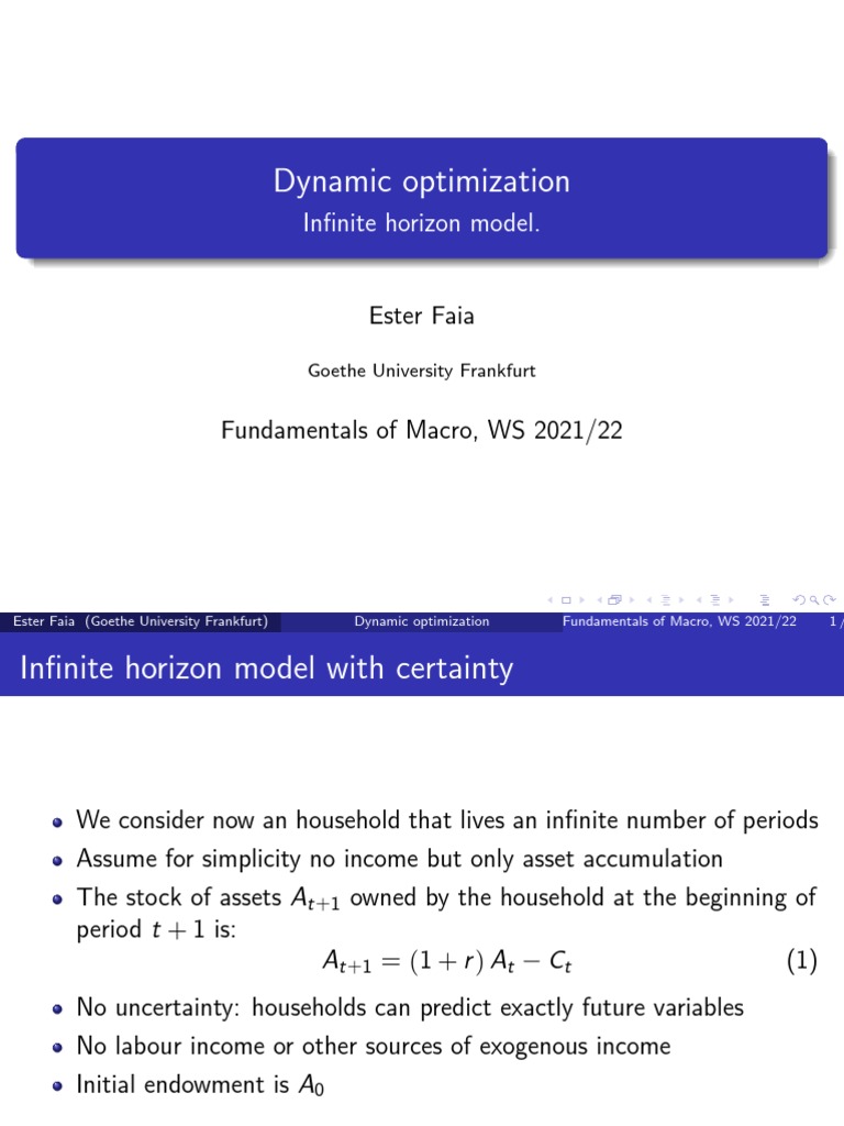Macro - Lecture 2b | PDF | Consumption (Economics) | Mathematics