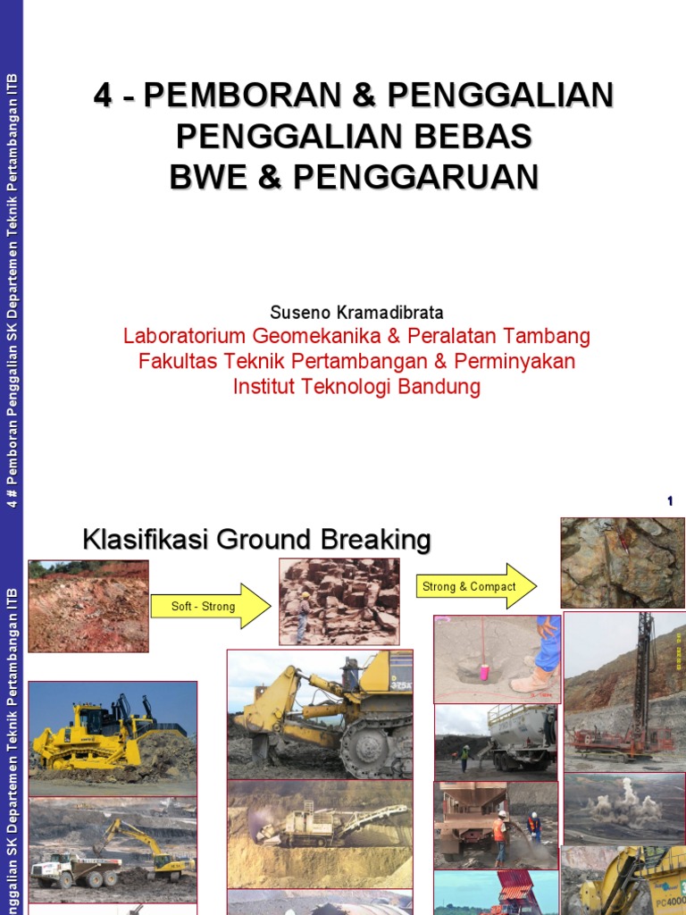 PPTA354-4 Penggalian Bebas BWE & Ripping Final | PDF