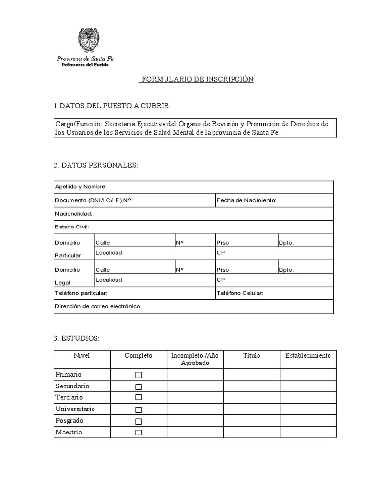 Formulario Res 219-19 | PDF