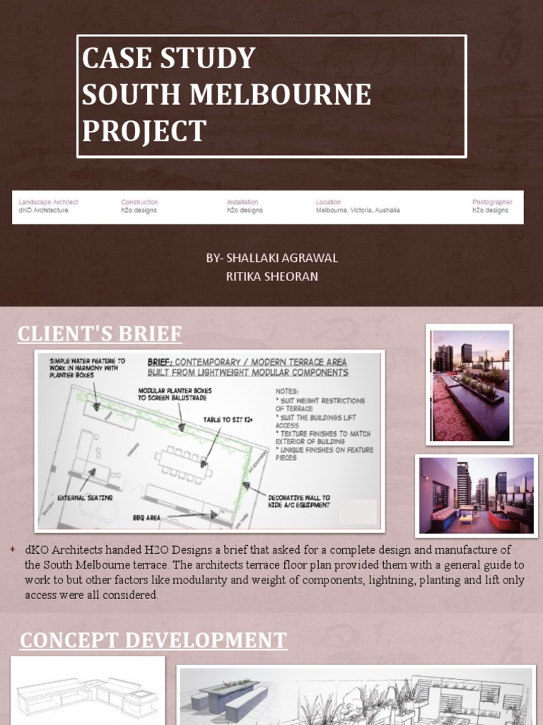 Landscape Case Study | PDF | Environmental Design | Economic Sectors