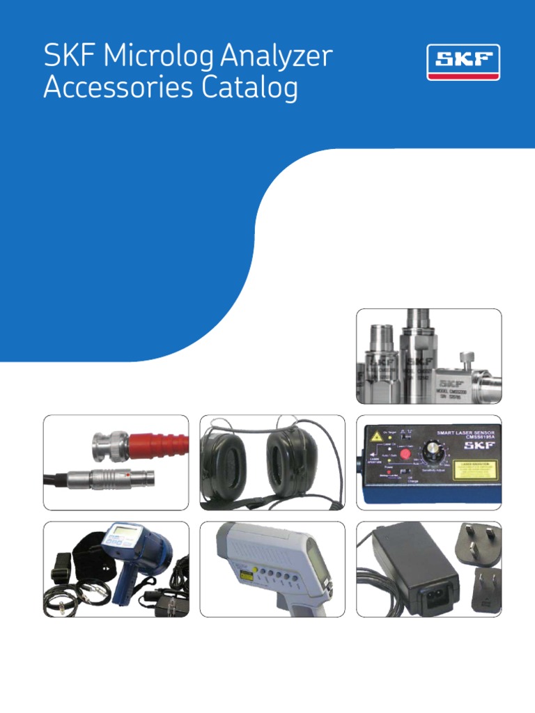 SKF Microlog Analyzer Accessories Catalog | PDF | Electrical Connector ...