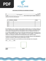 Recibo de Uniformes de Trabajo | PDF