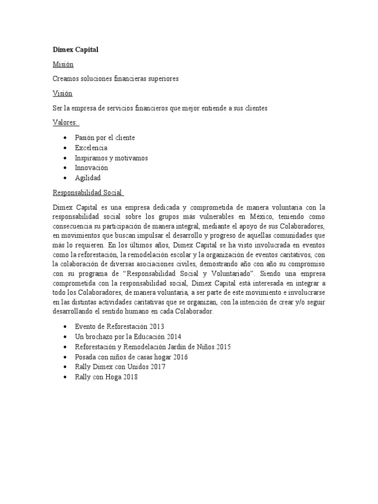 Dimex Capital e Infonavit: Compromiso Social | PDF | Inclusión ...