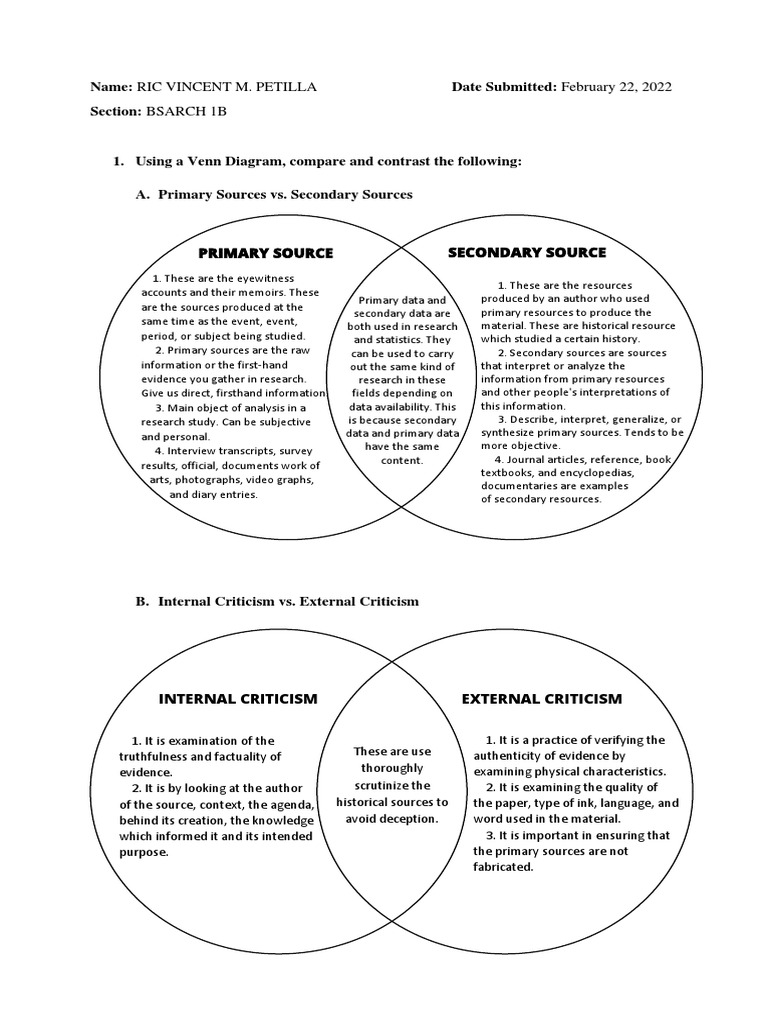 Venn | PDF | Primary Sources | Historiography