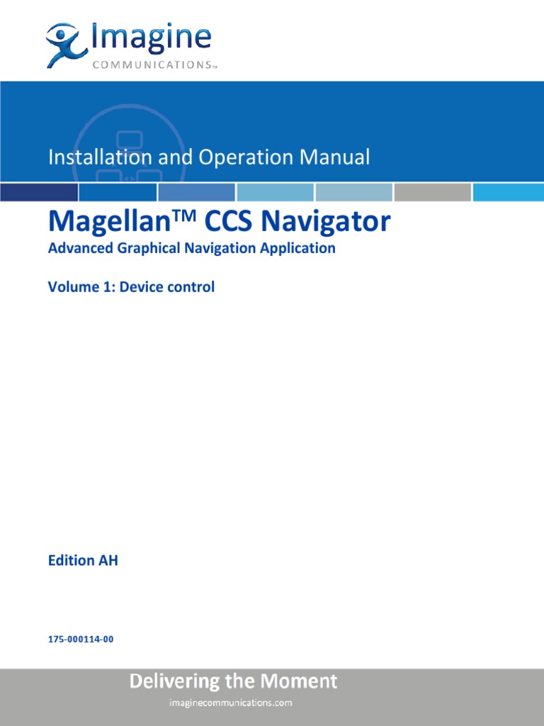 Magellan CCS Navigator: Installation and Operation Manual | PDF | Hypertext Transfer Protocol ...