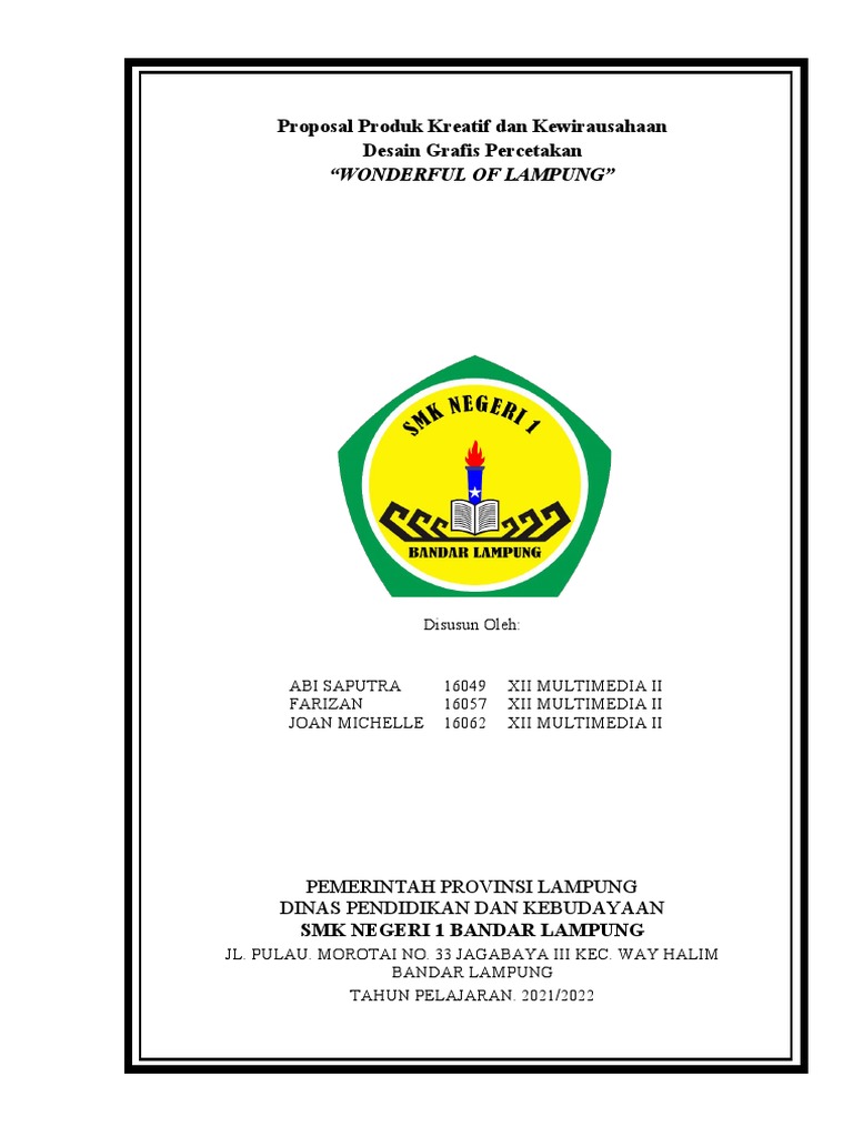 Proposal Sablon Kaos | PDF