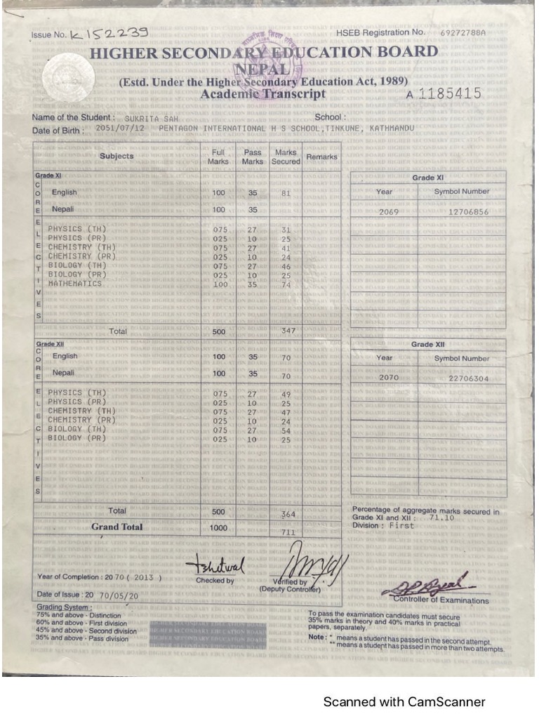 Plus 2 Transcript-Min | PDF